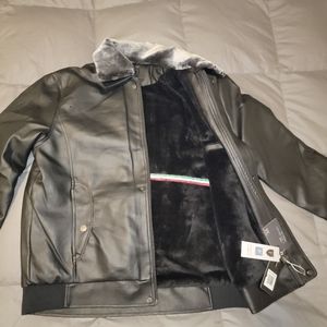 F-Collection | Jackets & Coats | Fcollection Italian Vegan Leather M918 ...